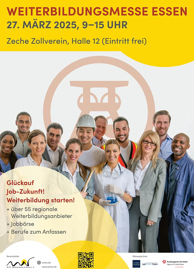 Weiterbildungsmesse Essen: Glückauf Job-Zukunft! Weiterbildung starten! | Bundesagentur für Arbeit